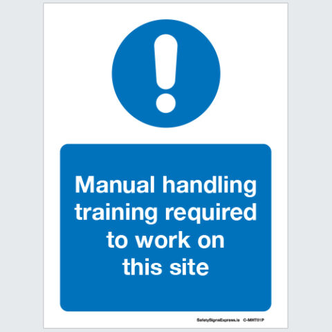 Manual Handling / C-MHT01P - Safety Signs Express