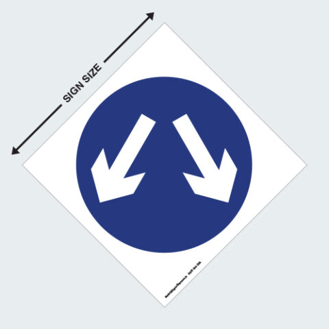 RUS 003 - Pass Either Side - Safety Signs Express Traffic Management ...