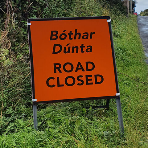WK 094 - Road Closed - Safety Signs Express Roadworks Sign - Road Closed