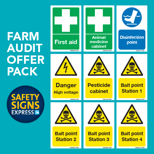 Farm Audit Sign Pack 01 - F-FASP01 - Safety Signs Express
